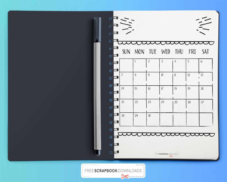Bullet Journal Printables Archives - Free Scrapbook Downloads